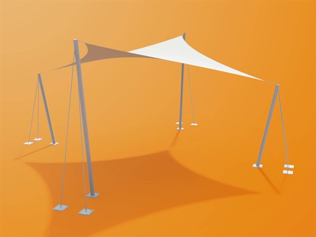 Flexus | Steel Hypar Canopy